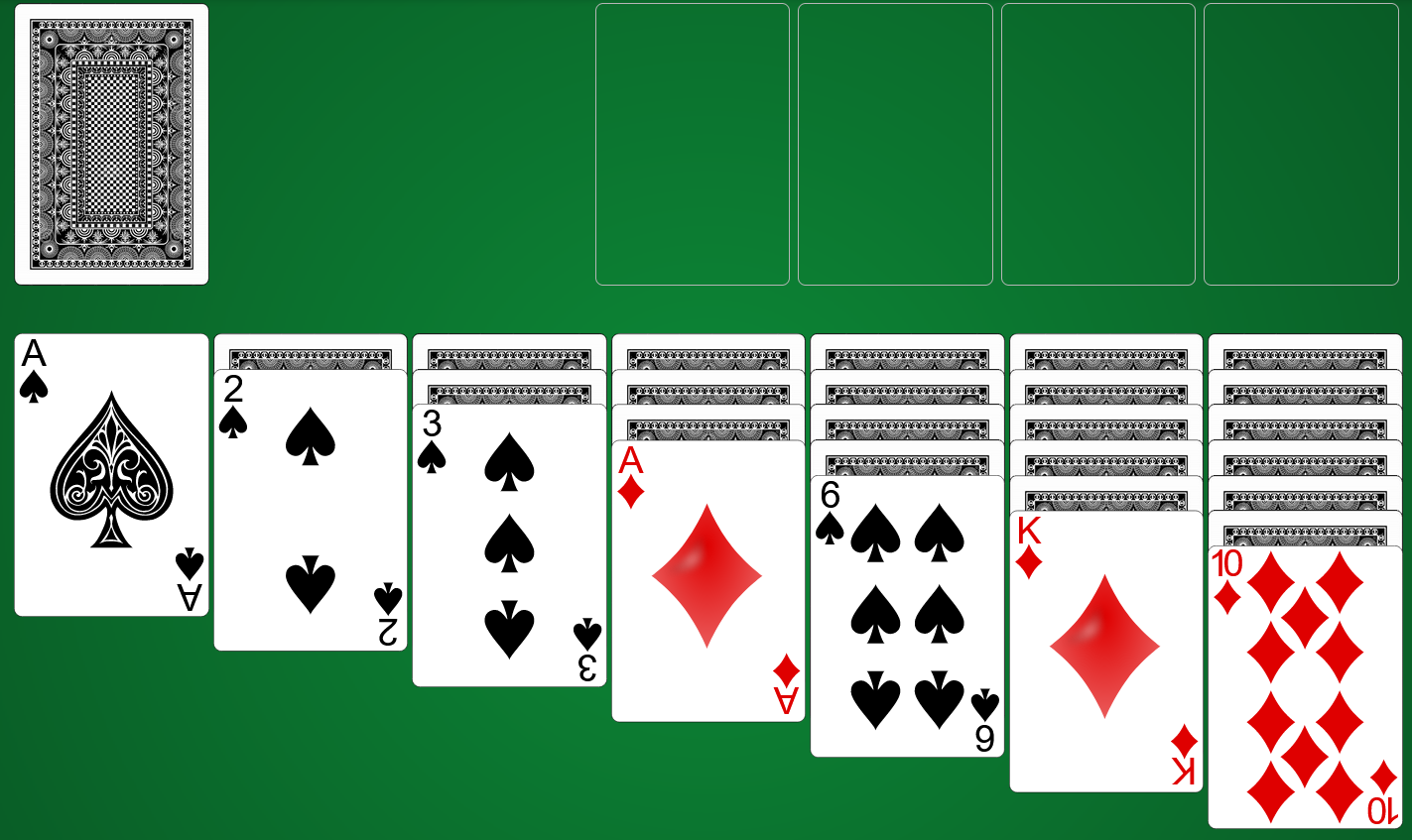 Solitär Groß | Kostenlos Solitär online spielen mit großen Karten!